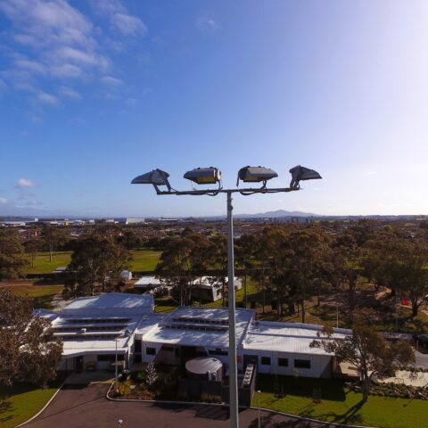 UAV Aerial Imagery – Geelong Sports Lighting Assets - Swanson Surveying